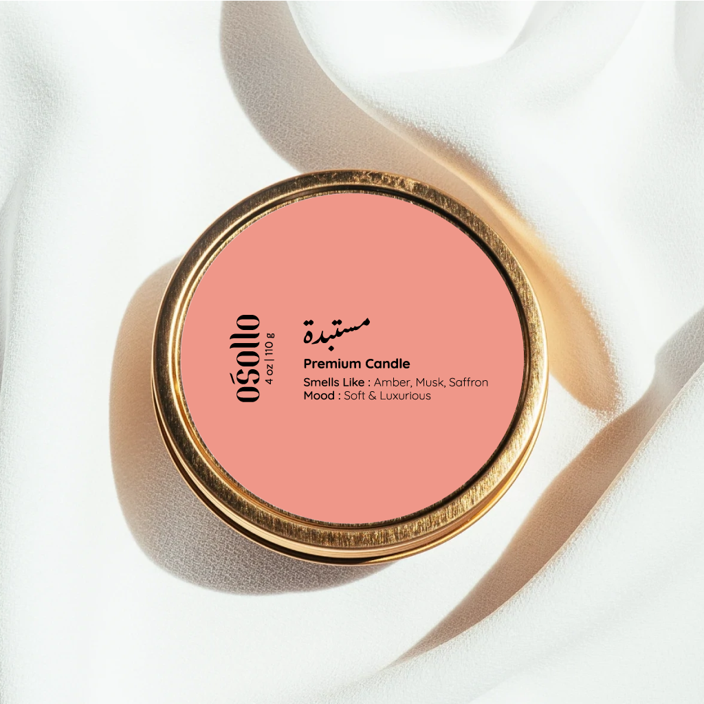 Mustabda Candle Tin – osollo